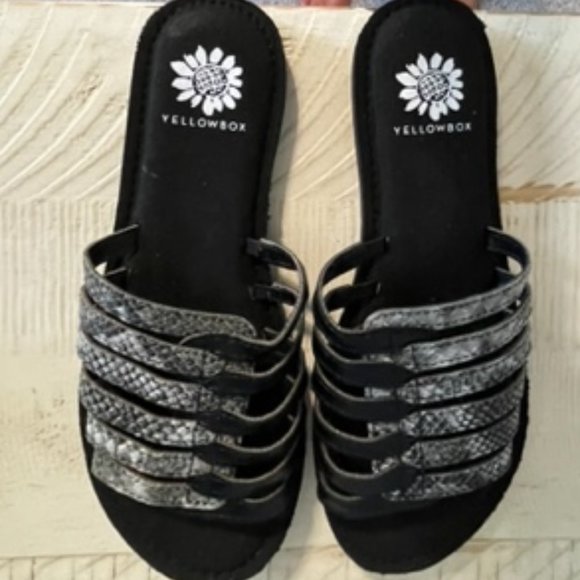 Yellow Box | Shoes | Nwot Yellow Box Slides Size 8 | Poshmark
